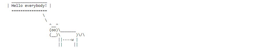 Python Can Be Lots of Fun. Cowsay and Dinosay libraries for… | by Elena Kosourova | Jun, 2021 ...