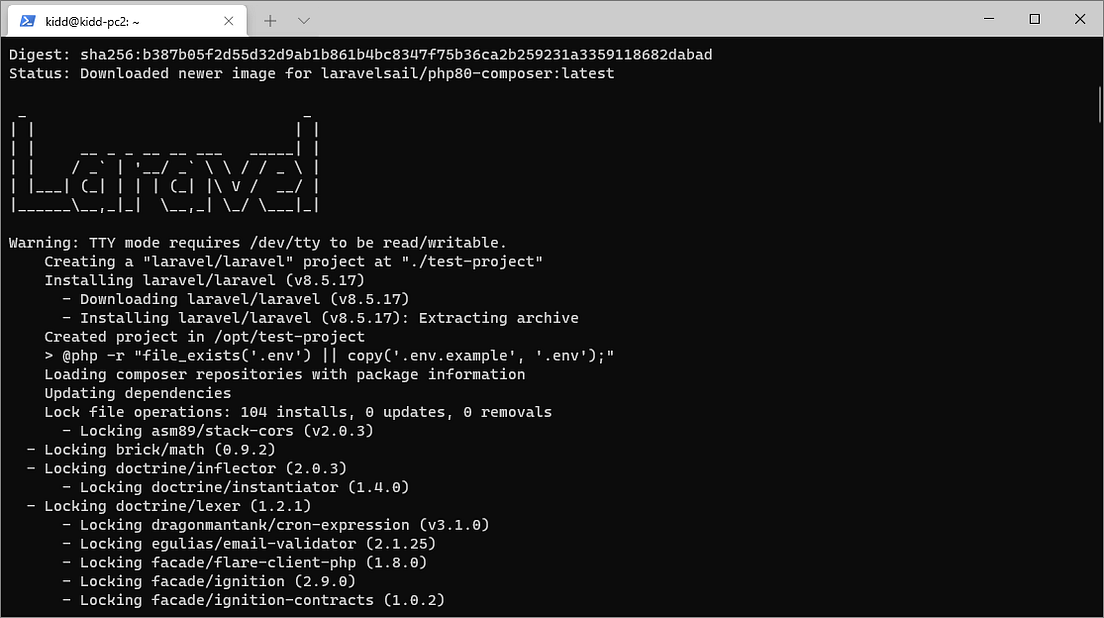 Kickstart your Laravel Web App using Laravel Sail (WSL2) | by Kidd Tang | Dev Genius