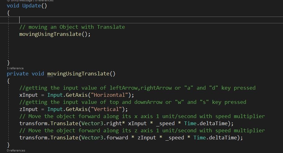 Basic Player Movement Unity 3d The Player Movement Can Be Done In Many By T Kathiravan
