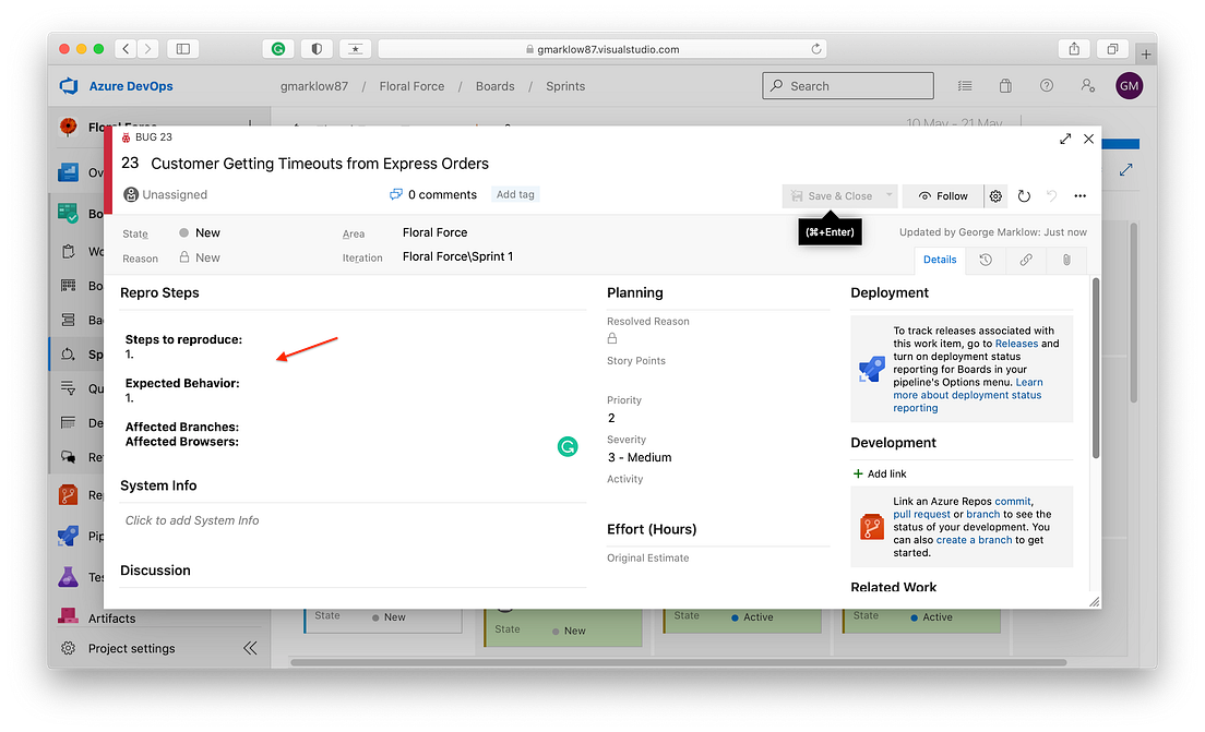 Enforce Best Practices when Raising Bugs with Azure DevOps Templates ...