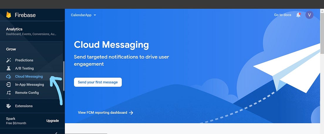 Sending Push Notifications By Using Firebase Cloud Messaging By Varun