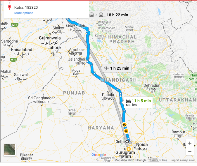 Delhi To Katra Bus. Delhi To Katra distance approx 589–600… | by ...