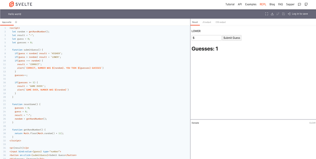 Using Svelte As A Frontend Framework Building A Higher Or Lower Game By Andrew Smith Medium
