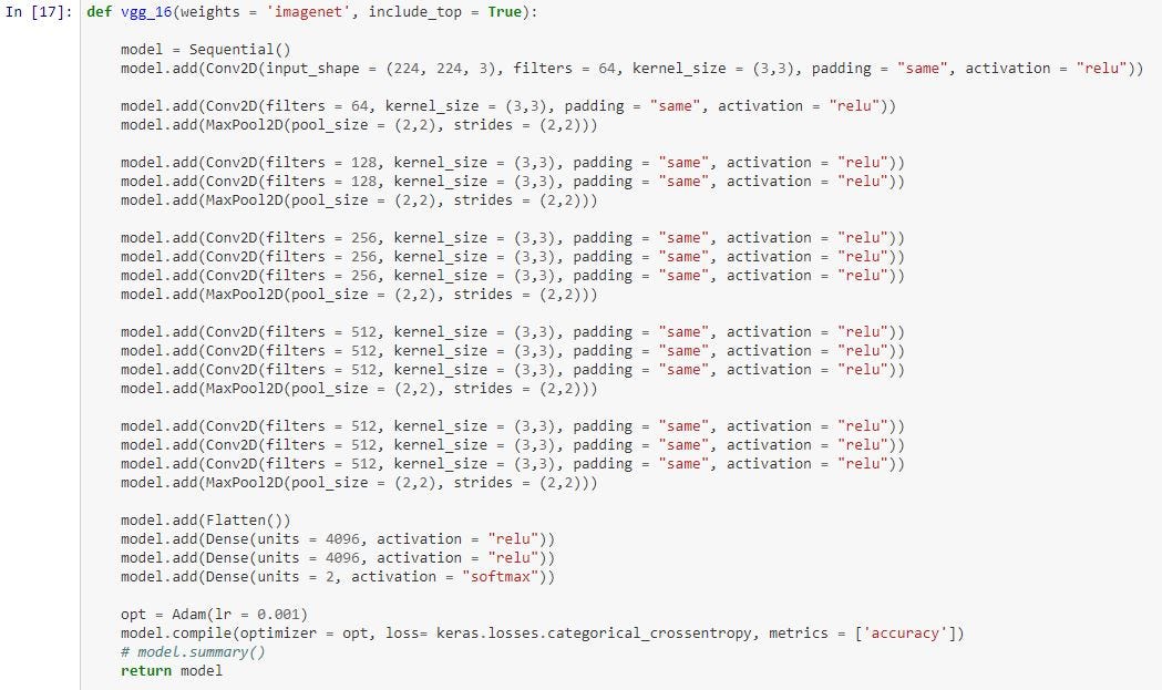 VGG16 → from scratch using Transfer Learning with Keras and TensorFlow ...