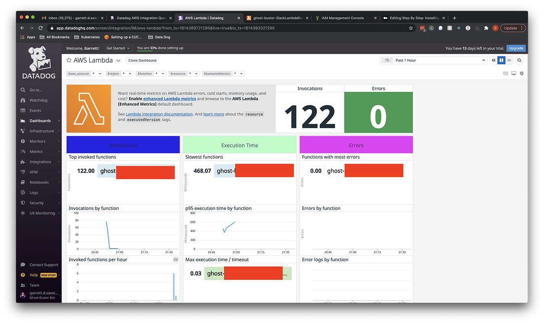 Step By Step with Pictures: Installing the Datadog AWS Integration and Setting up a Dashboard ...