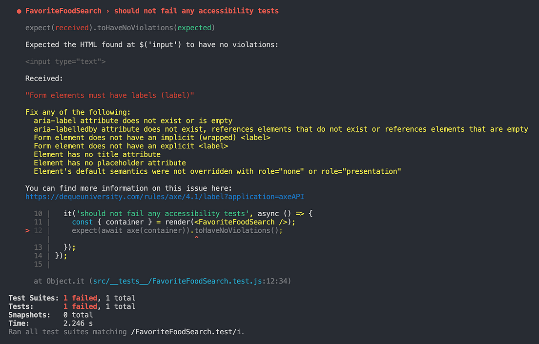 Testing Components And Accessibility With React Testing Library By