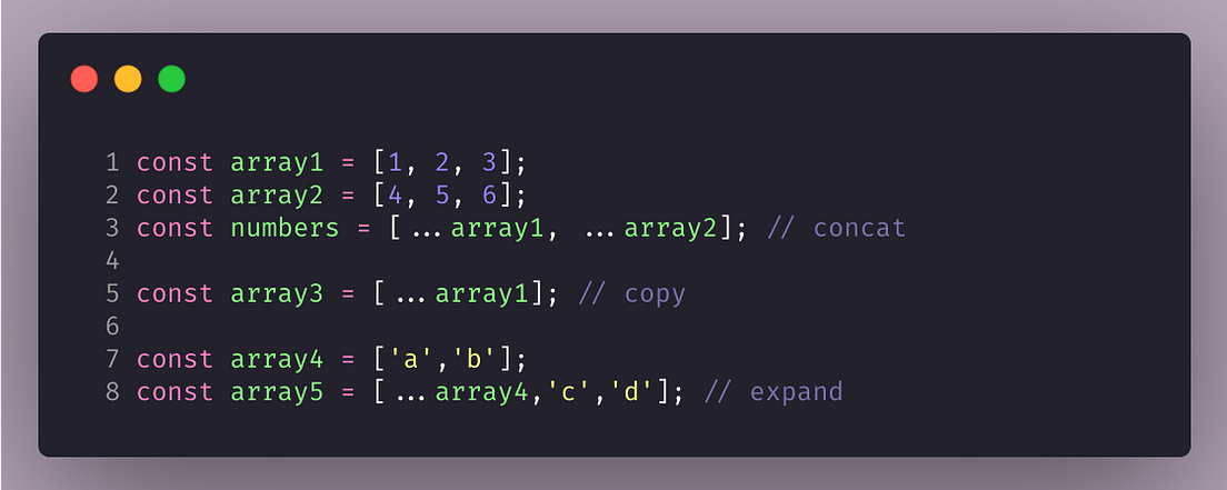 Quick tips: destructuring, rest parameter, and spread operator | by ...