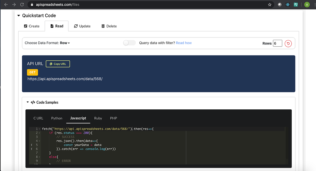 How to Make a React Web App Powered by Spreadsheets | by Love ...