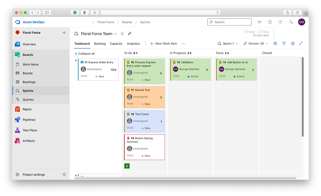 Azure DevOps: Setting up Sprints with Boards | by George Marklow | Geek ...