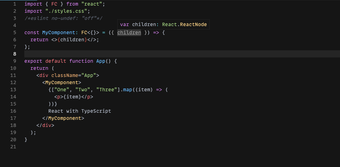 Using React children prop with TypeScript | by Iskander Samatov | Jun ... Using React children prop with TypeScript | by Iskander Samatov | Jun ...