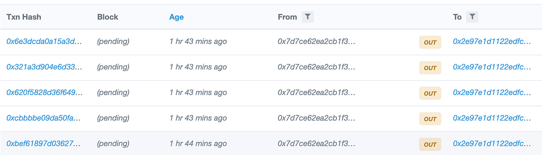 How to solve pending (stuck) transactions on Ethereum | by Karel ...
