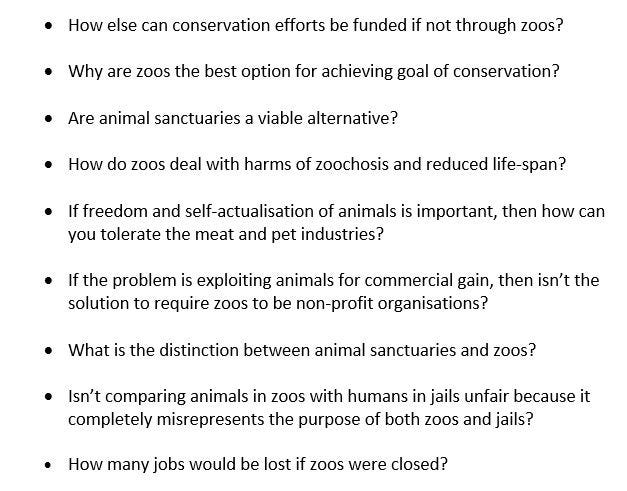 Should animals be kept in zoos?. Last night, Debating London hosted a ...