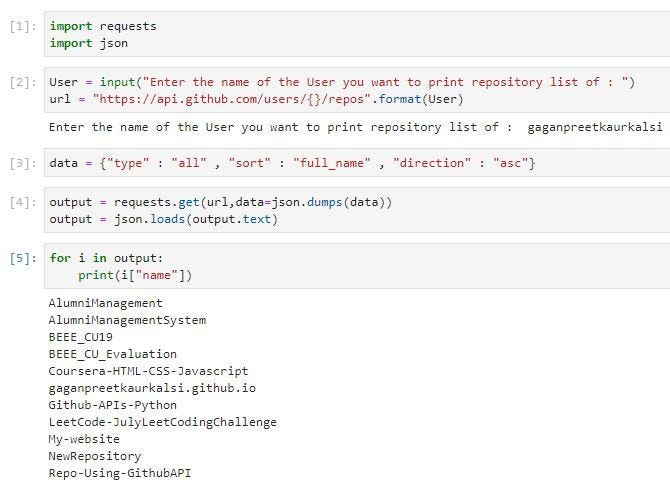 Getting Started With Github Api Rest Api V3 Using Python By