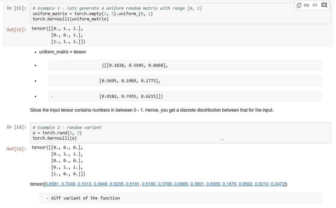Random Sampling using PyTorch. PyTorch is a scientific computing… | by ...