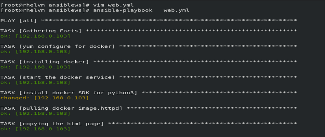 Configureing Apache Webserver In Container Docker Using Ansible