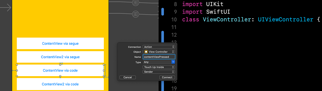 Use SwiftUI and UIKit Together Seamlessly With UIViewControllerRepresentable | by Rob Sturgeon ...