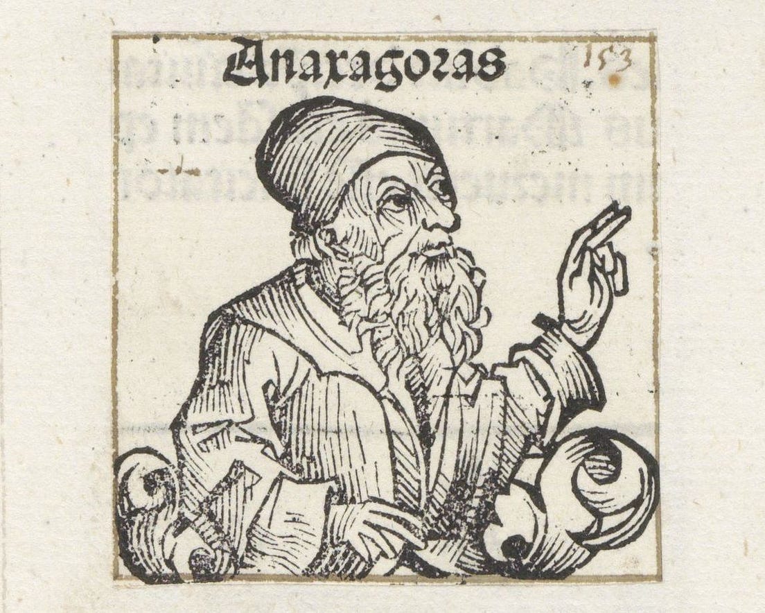 Philosopher File: Anaxagoras. One of the Greek world’s earliest… | by ...