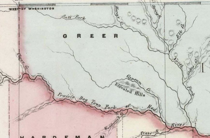Traveller’s [sic] Map of the State of Texas | by Texas General Land ...