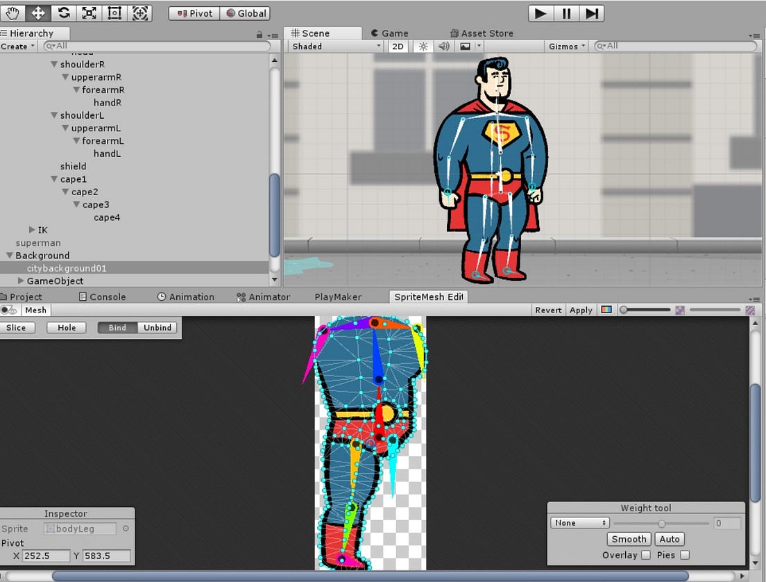 2D Character Animation for Unity. I was experimenting with some 2D ...