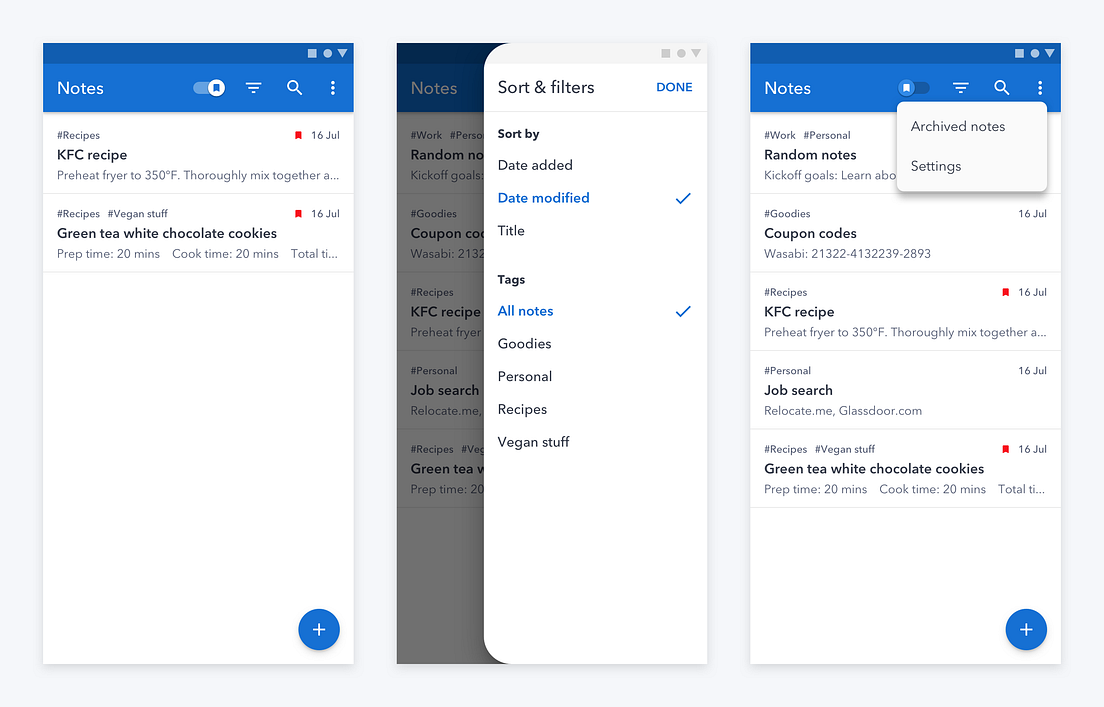 Redesign concept: Standard Notes for Android | by Zsolt Szilvai | NYC ...
