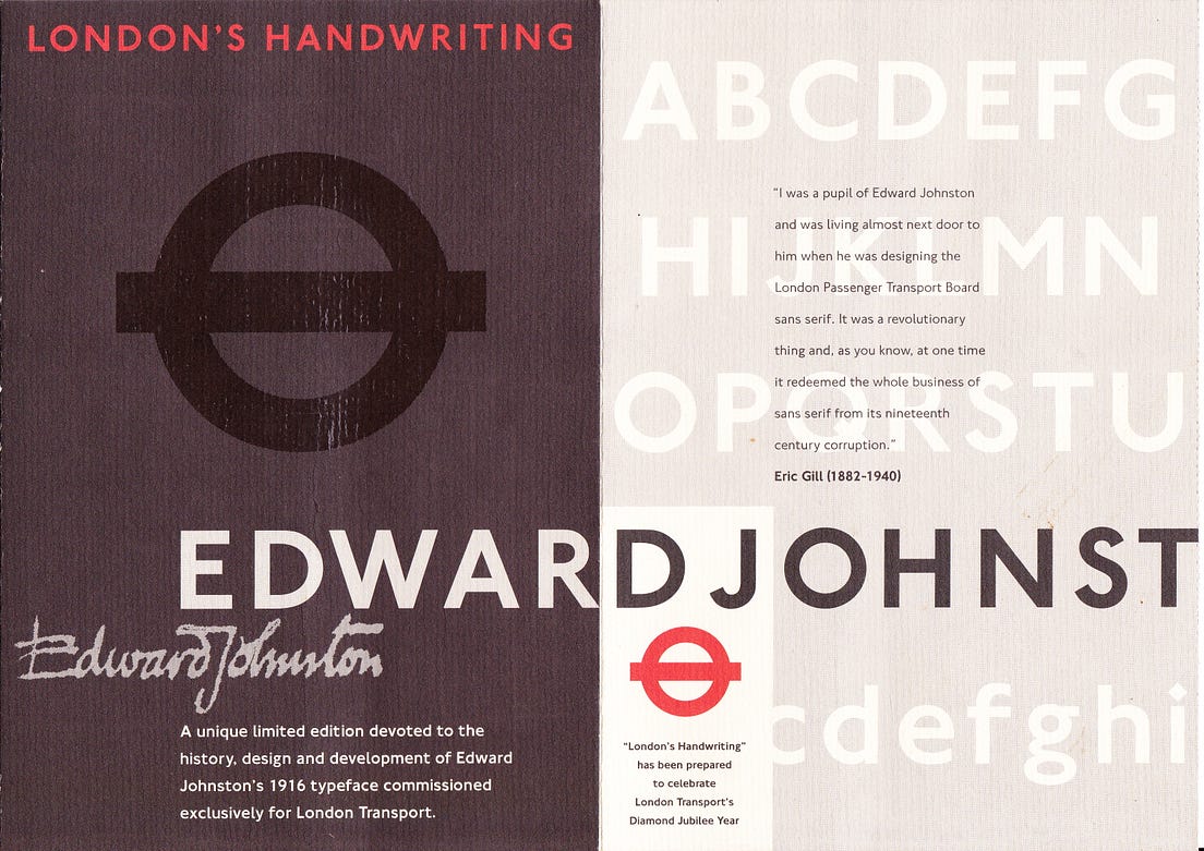 EDWARD JOHNSTON. The Father of Modern Calligraphy | by Teodora Botezatu ...