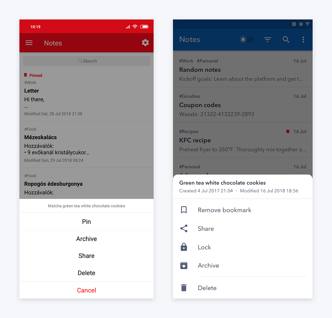 Redesign concept: Standard Notes for Android | by Zsolt Szilvai | NYC ...