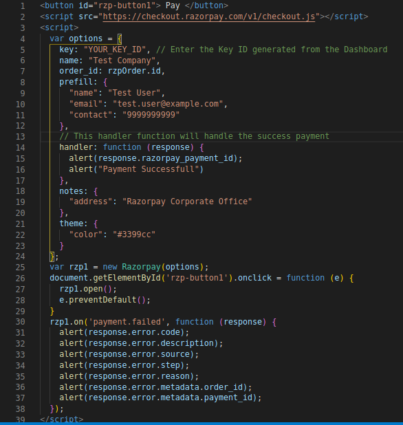 RazorPay integration with Node.js | by Shraddha Paghdar | JavaScript in ...