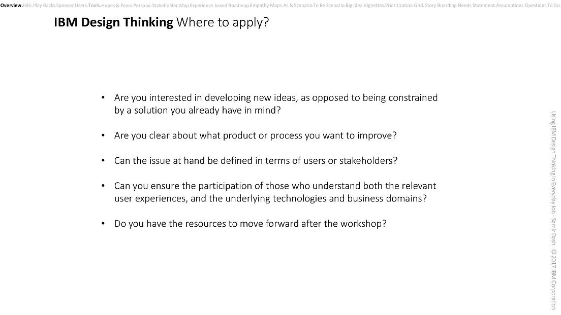 Quick Guide/notes on the IBM Design Thinking … | by Samir Dash | Eunoia ...