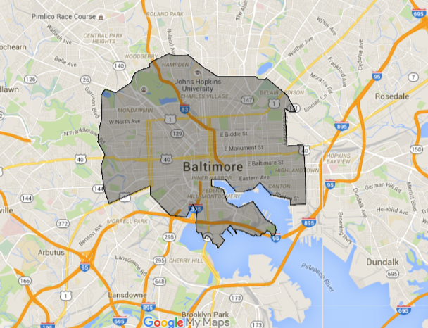 How urban is Baltimore compared to other U.S. cities? | by Benjamin ...