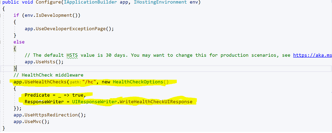 How to implement Health Checks API in Microservices application with ...