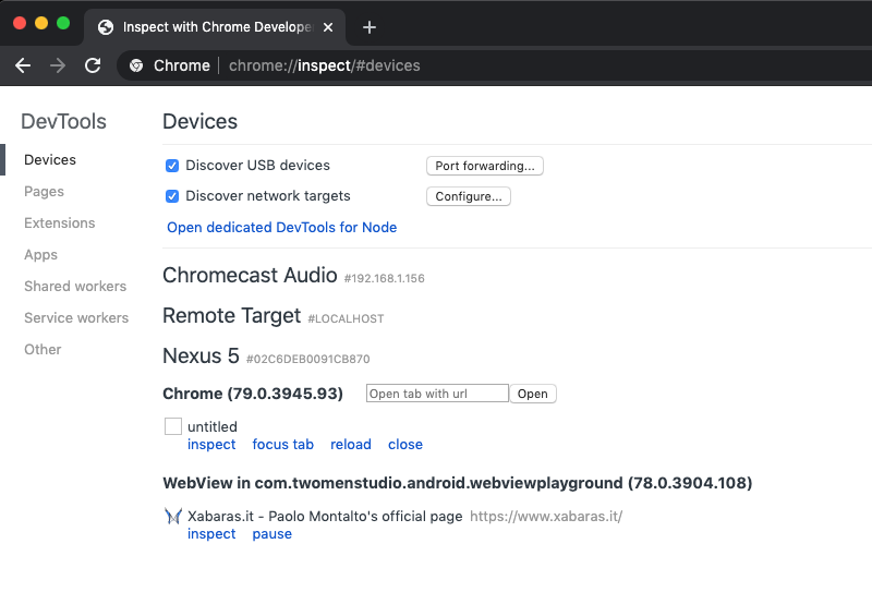 Remotely Debugging Android Webview Content By Paolo