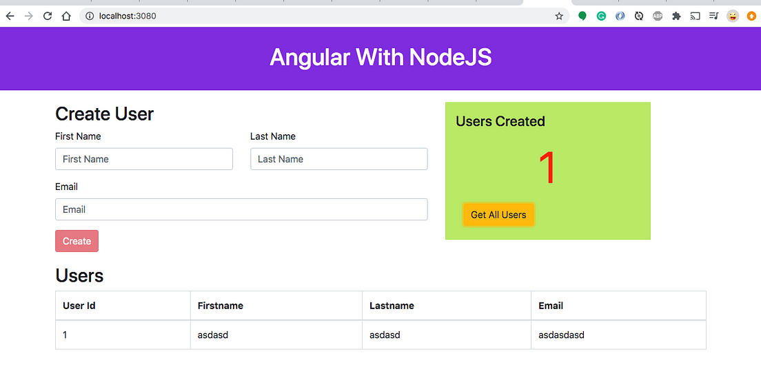 Dockerizing Angular App With Nodejs Backend — Typescript