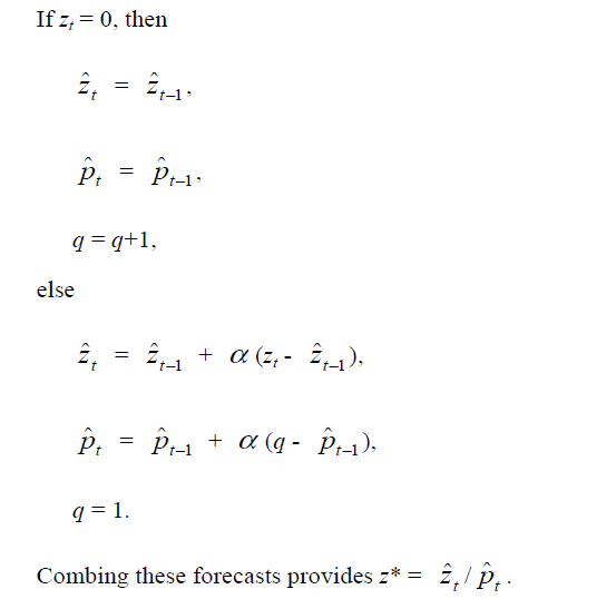 Croston model : Forecasting Intermittent demand data (Time Series analysis) | by Juilee Talele ...