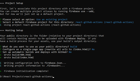 Setting Up Gitactions For Automatically Deploying React Application On Firebase Hosting For