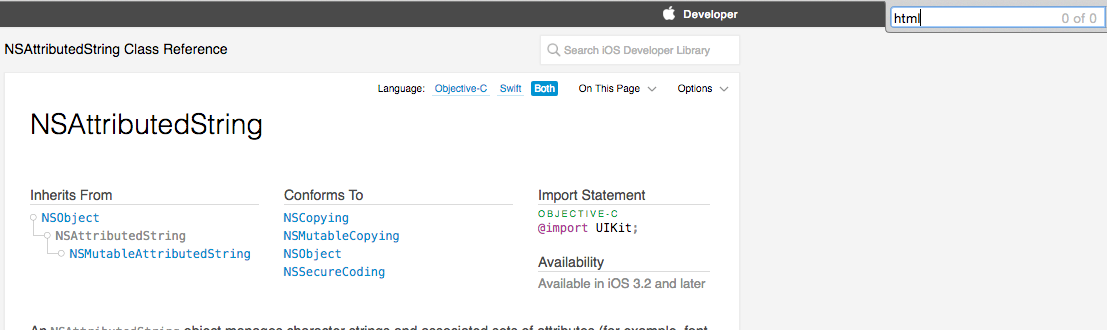 The Curious Case of HTML with NSAttributedString | by Joseph Quigley | Quigs.blog | Medium