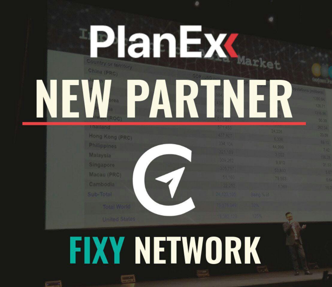 PlanEx is proud to announce its new partnership with → Fixy Network | by Planex Platform | Medium