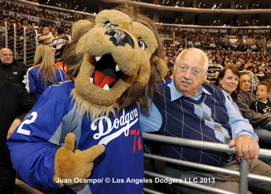4/18/13-Something Cool-Dodgers Night at LA Kings Game by Juan Ocampo/LA ...