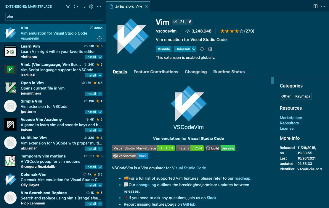The V in VSCode is for Vim. A love story between two text editors… | by ...