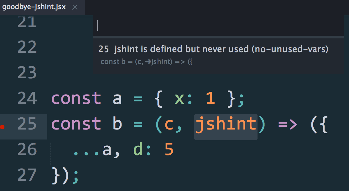 Lint Like It’s 2015. If you write ES6 with Babel but JSHint… | by Dan Abramov | Medium