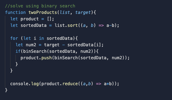 Solving the Two-Product Problem in JS Using Brute Force, Hashing, and Binary Search Patterns ...