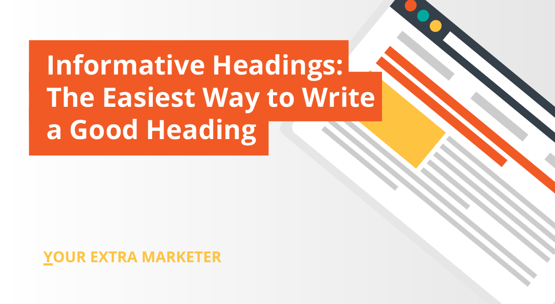Informative Headings: The Easiest Way to Write a Good Heading | by ... Informative Headings: The Easiest Way to Write a Good Heading | by ...