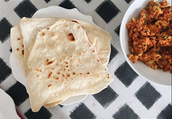 Chapatis — Unleavened Indian Bread | by Vatsala Murthy | Medium