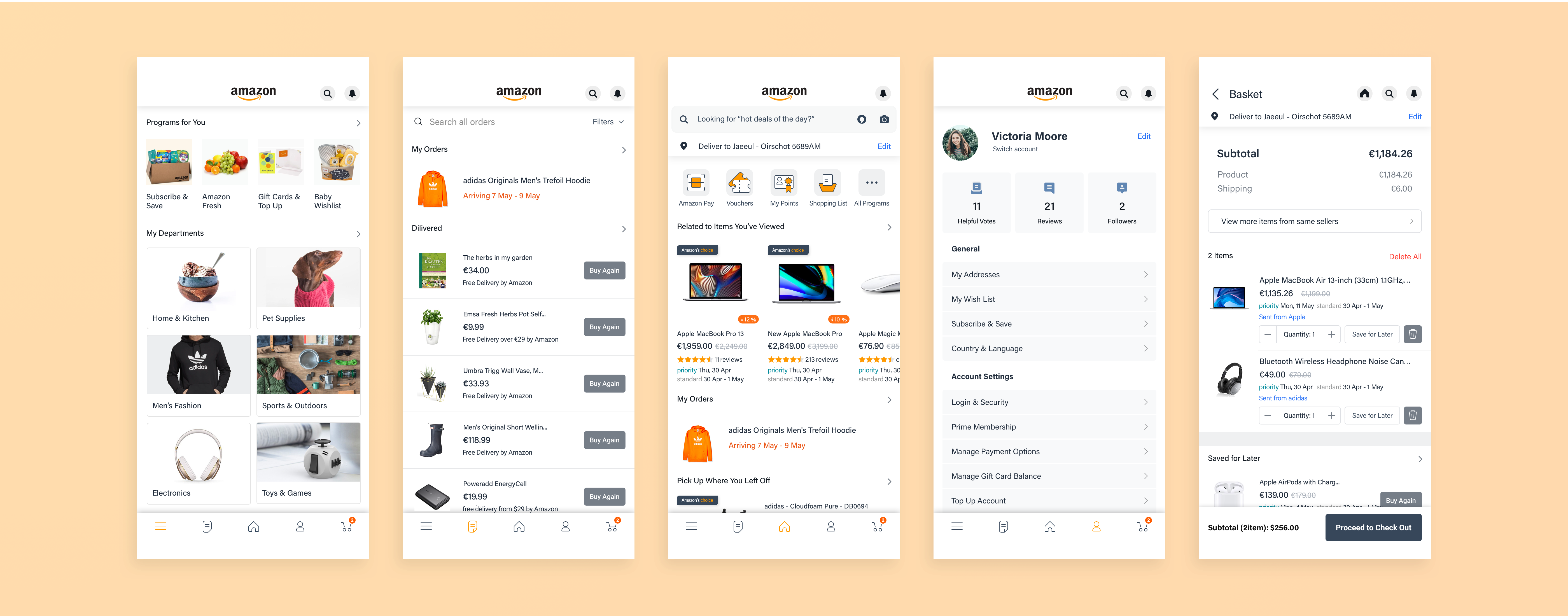 Amazon Mobile Redesign(1/2): from Service Thinking to UX Design | by ...