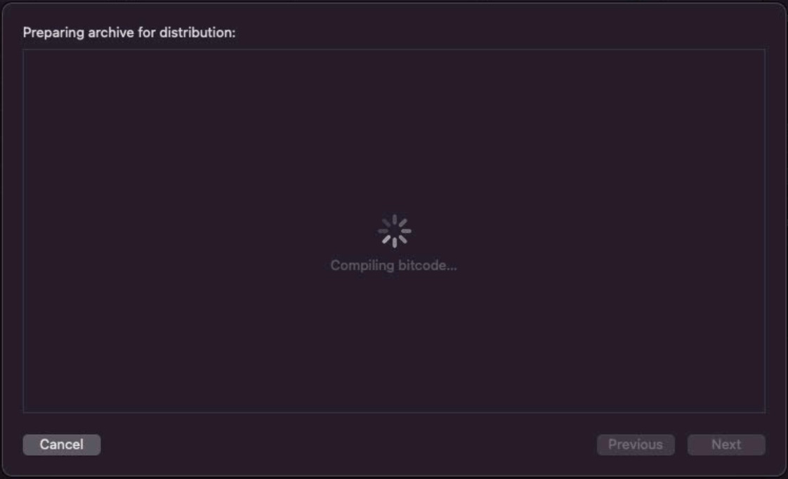 Bitcode Compile During Archive Never Finishes. Archive打包中遇到最後一步compiling bitcode一直等待 - 彼得潘的 ...