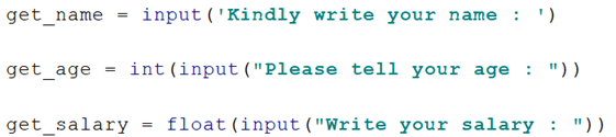 How to write variable names. Following rules have to be kept in mind ...