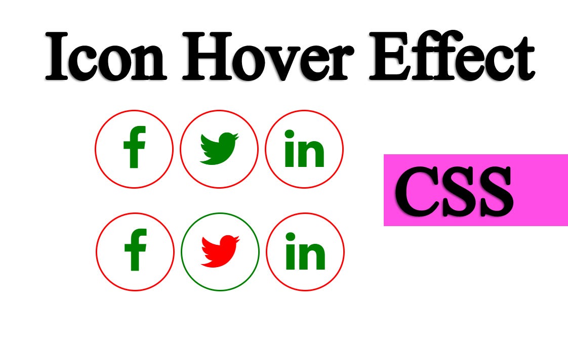 Icon Hover effect CSS. In this video i will show you ‘how to… | by ...