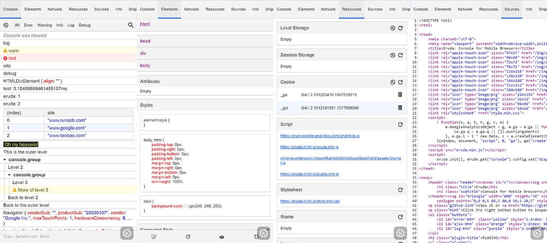 Get developer tools on your mobile browser | by Ajay Mahadevan | Medium