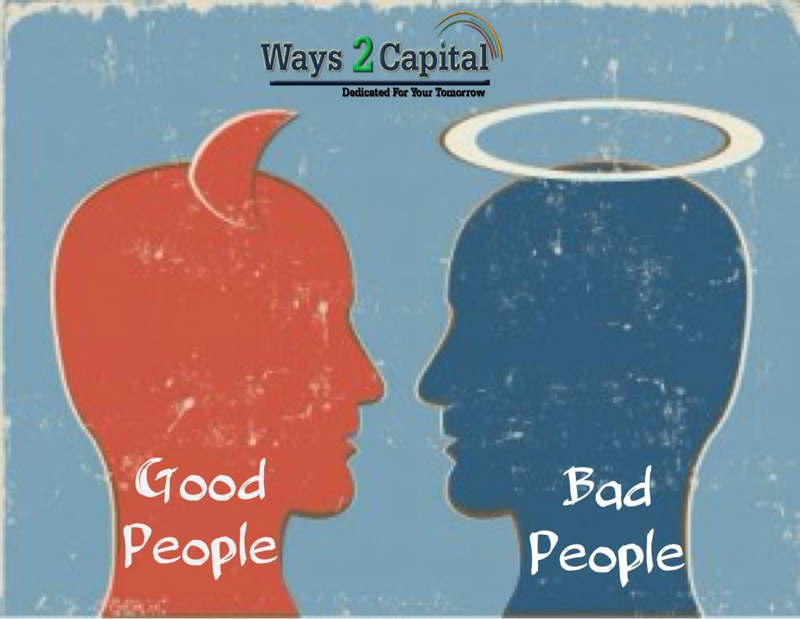 Good People Bad People :. An old man sat outside the walls of a… | by ...