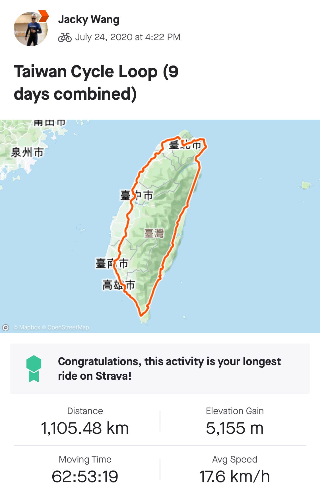 Cycling around Taiwan in 9 Days. Documenting my experience from cycling ...
