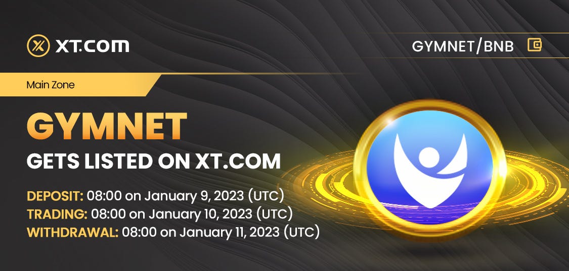 XT.COM Announcement on Launching GYMNET(Gym Street) | by XT.com | Jan ...